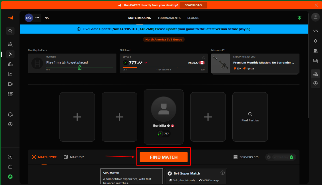 Connecting to CS2 FaceIt servers with WTFast – WTFast Support – Optimize Your Connection & Fix ...